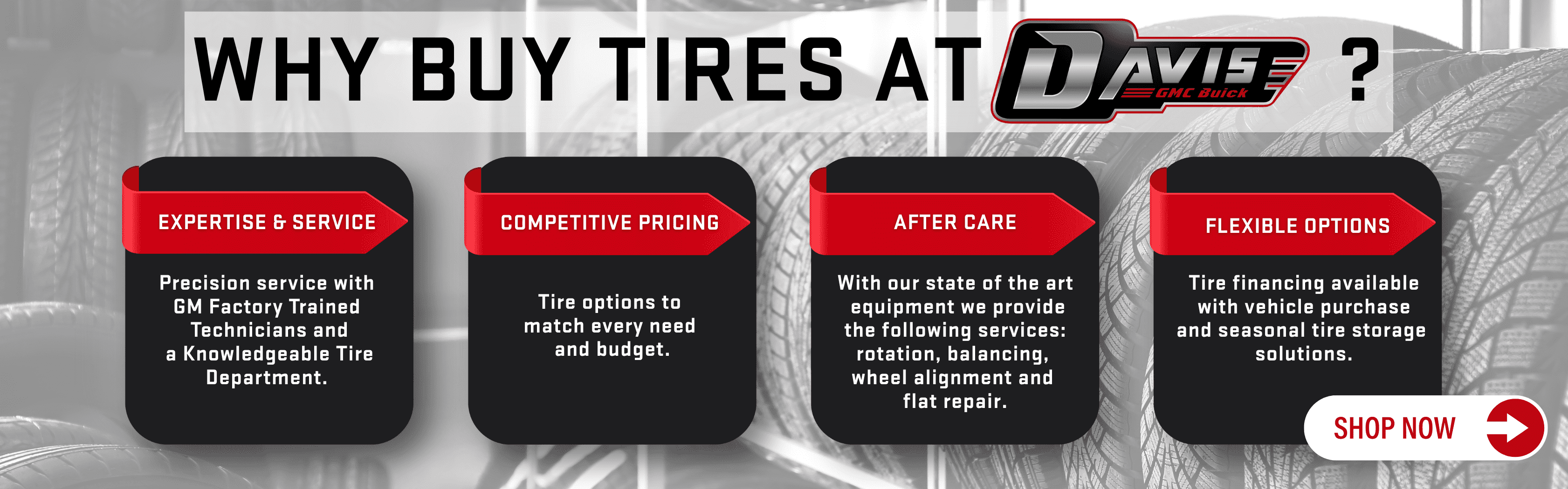 Davis Tire Centre in Lethbridge | Tires for All Makes & Models